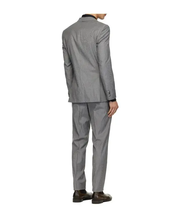 Hugo Boss Houndstooth Long-sleeved Suit