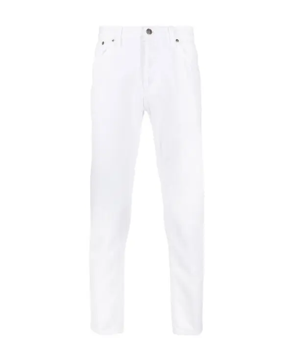 DONDUP Logo Jeans - White