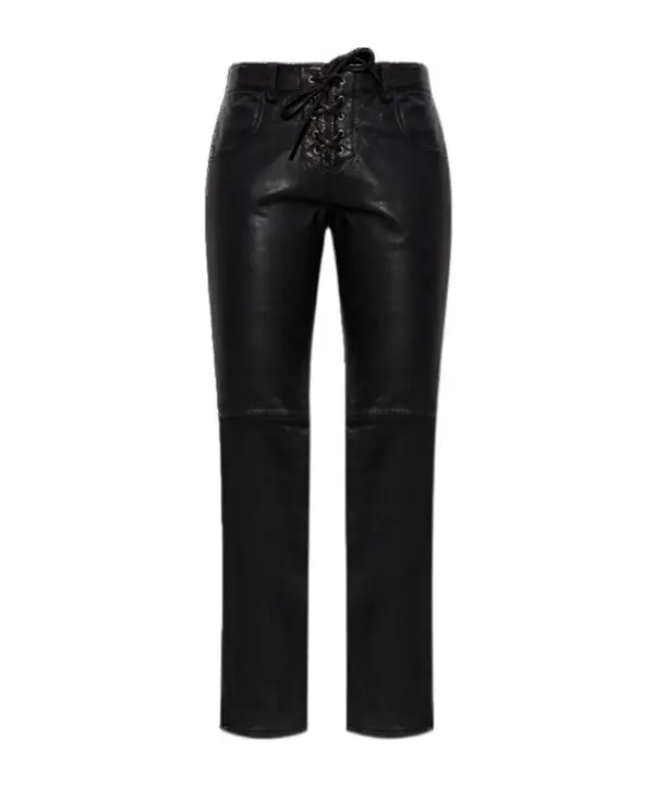Isabel Marant Étoile Vanel Lace-up Trousers - Black