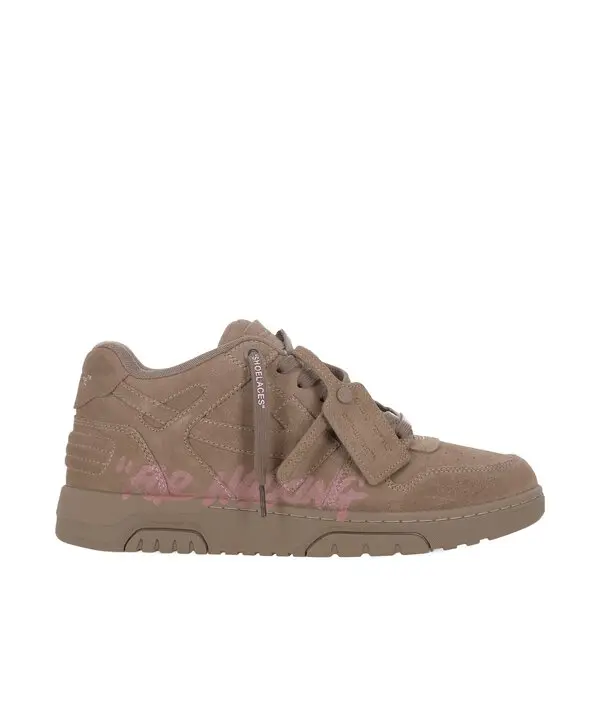 Off-White For Walking" Lace-up Sneakers - Brown