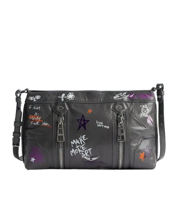 Zadig&Voltaire X Humberto Cruz Zipped Crossbody Bag