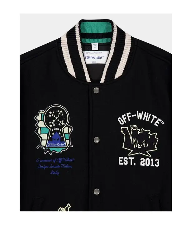 Off-White Panther Varsity Jacket