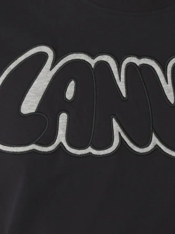 LANVIN Logo Print T-shirt - Black