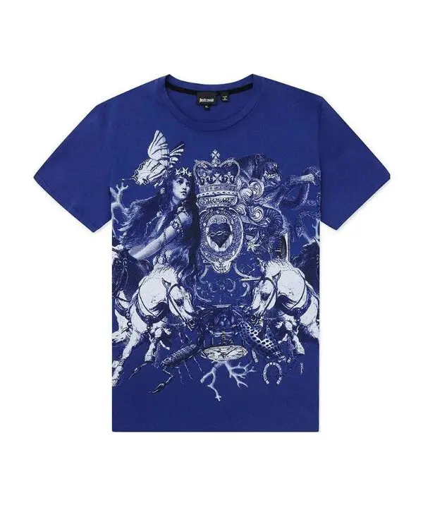Just Cavalli Printed T-shirt With Round Neck