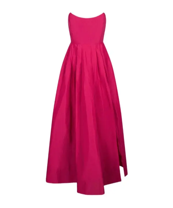 Liu Jo Long Taffeta Dress With Slit