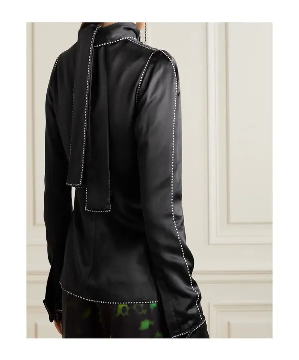 Dries Van Noten Long Sleeve High Neck Shirt