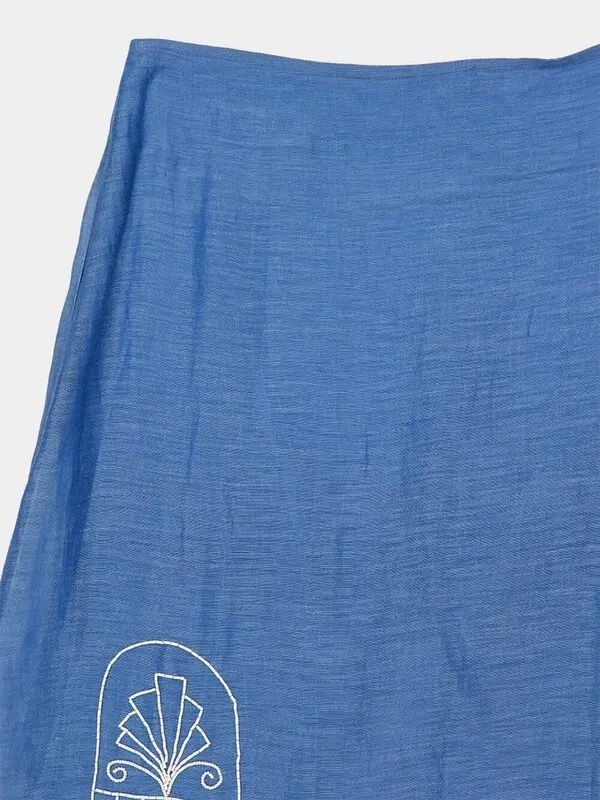 ALEMAIS Straight Midi Skirt