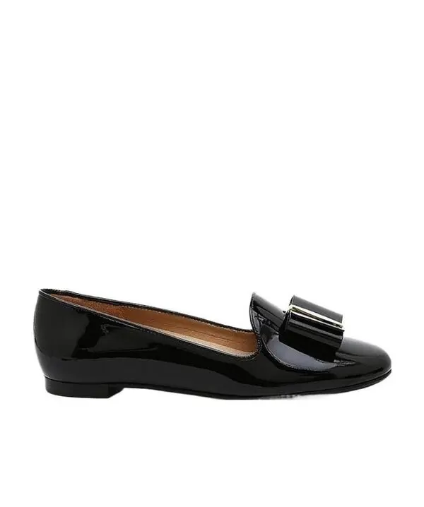 FERRAGAMO Bow Detailing Flat Shoes
