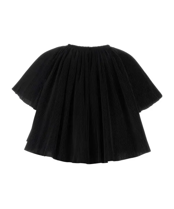 Co Crinkle Pleated Cape Top