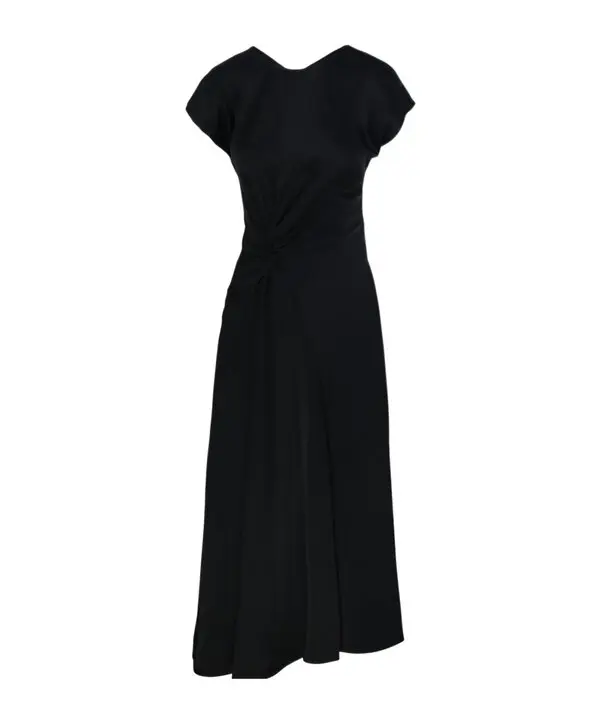 Victoria Beckham Aria Midi Dress - Black