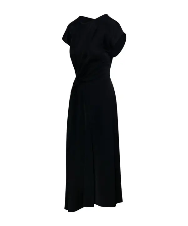 Victoria Beckham Aria Midi Dress - Black