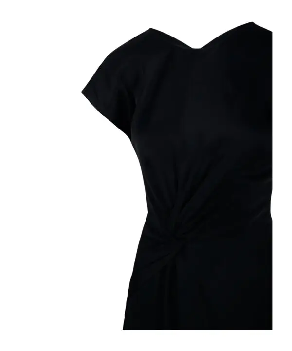 Victoria Beckham Aria Midi Dress - Black
