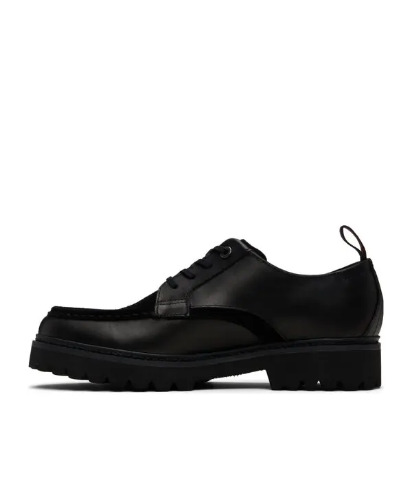 Hugo Boss Lace-up Derby Shoes With Moccasin Toe