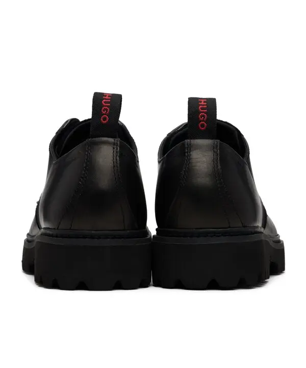 Hugo Boss Lace-up Derby Shoes With Moccasin Toe