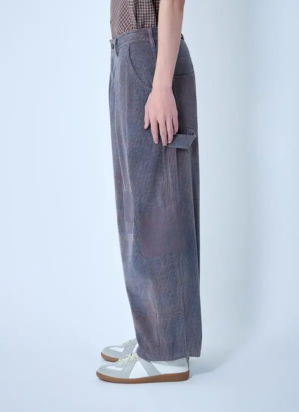 STORY MFG. Lush Wide-leg Carpenter Pants - Gray