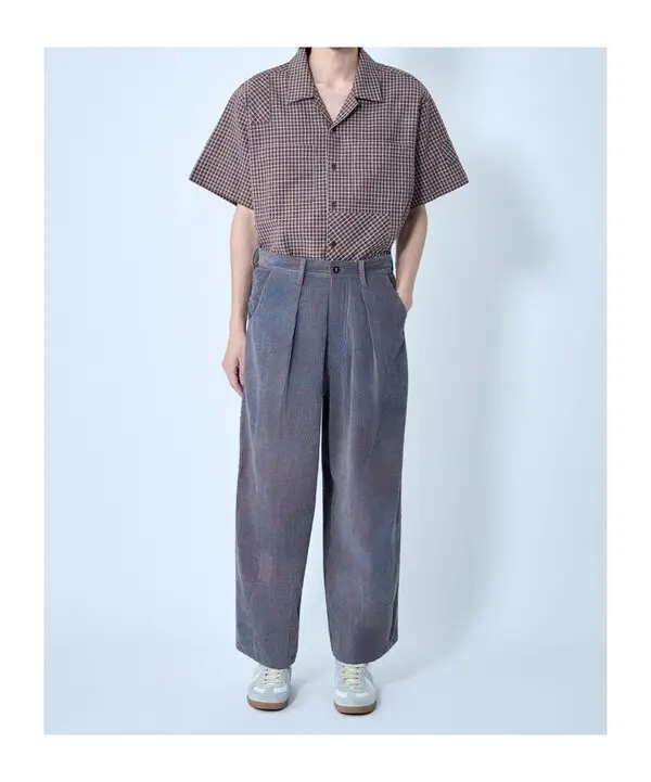 STORY MFG. Lush Wide-leg Carpenter Pants - Gray