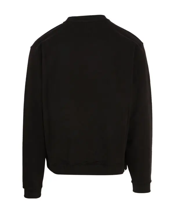 Kenzo Logo Patch Crewneck Sweatshirt - Black