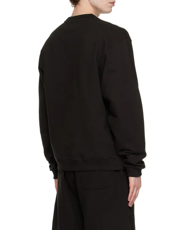 Kenzo Logo Patch Crewneck Sweatshirt - Black
