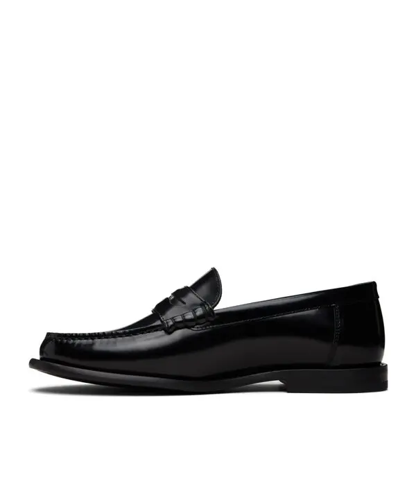 Hugo Boss Penny Loafers With Cutout Upper And Hardware Detail