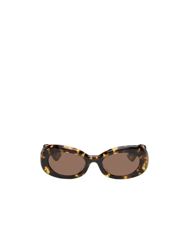 Khaite X Oliver Peoples 1992c Oval Sunglasses - Brown