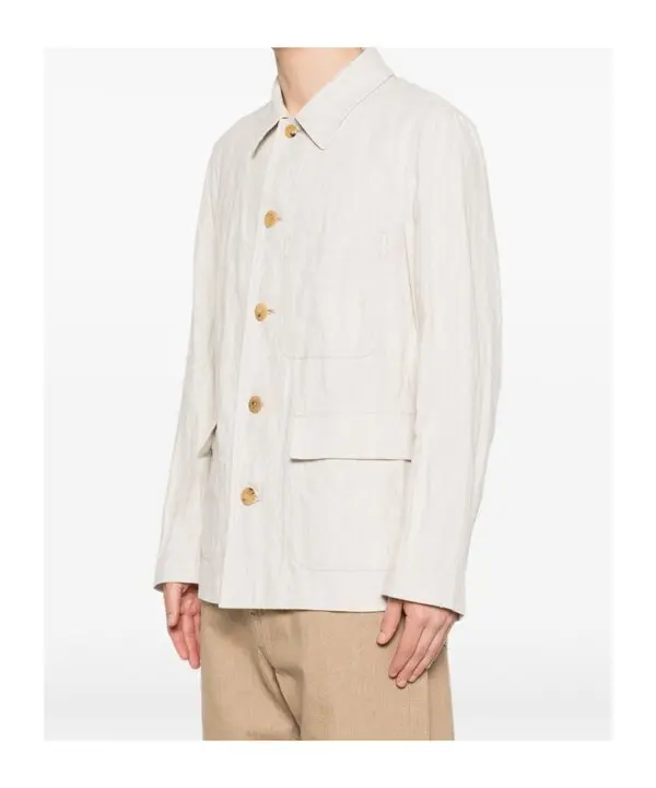 Dries Van Noten Long-sleeved Casual Jacket