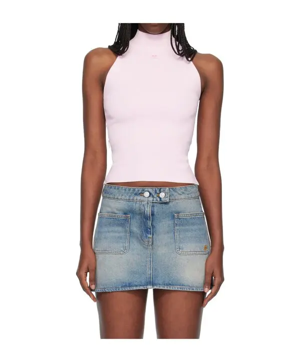 COURREGES Courrèges Heritage Knitted Vest - Light Pink