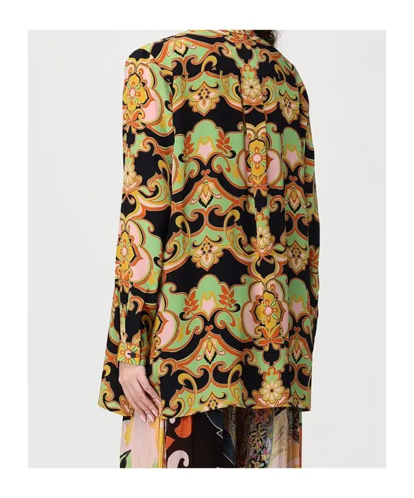 Etro Floral Print Longline Shirt
