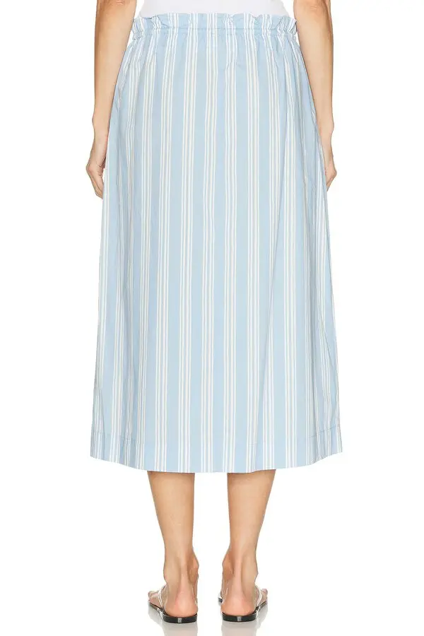 Staud Tie-waist Midi Skirt