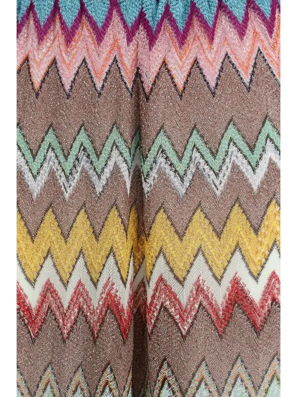 Missoni Zigzag Lamé Flared Pants - Multicolor