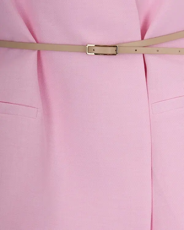 Fabiana Filippi Wrap Belted Waist Jacket - Pink