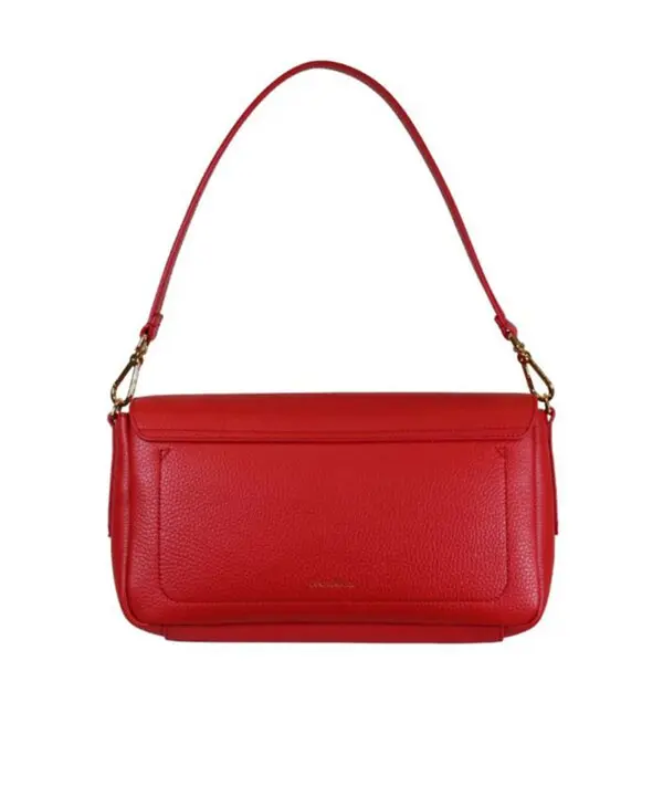 COCCINELLE C-me Lock Shoulder Bag - Red