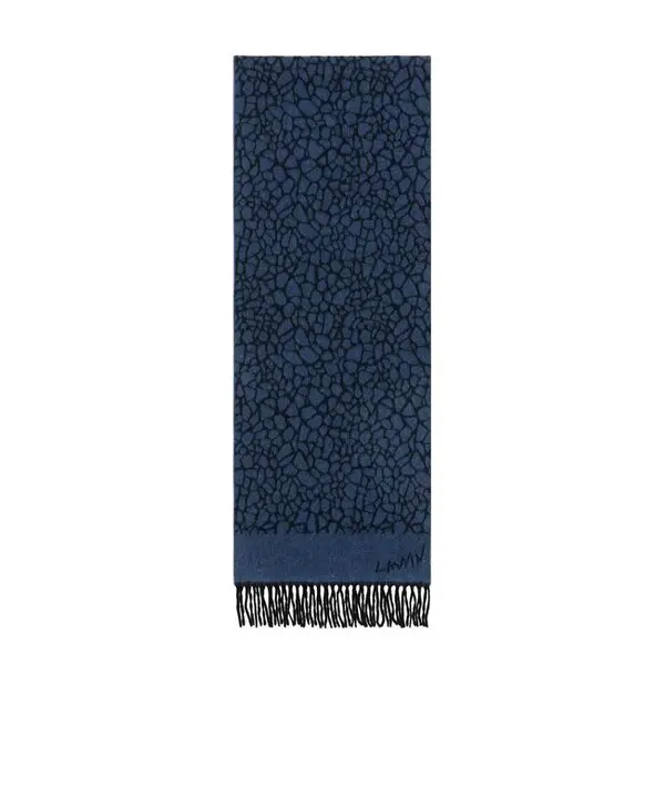 LANVIN Tassel Scarf - Blue