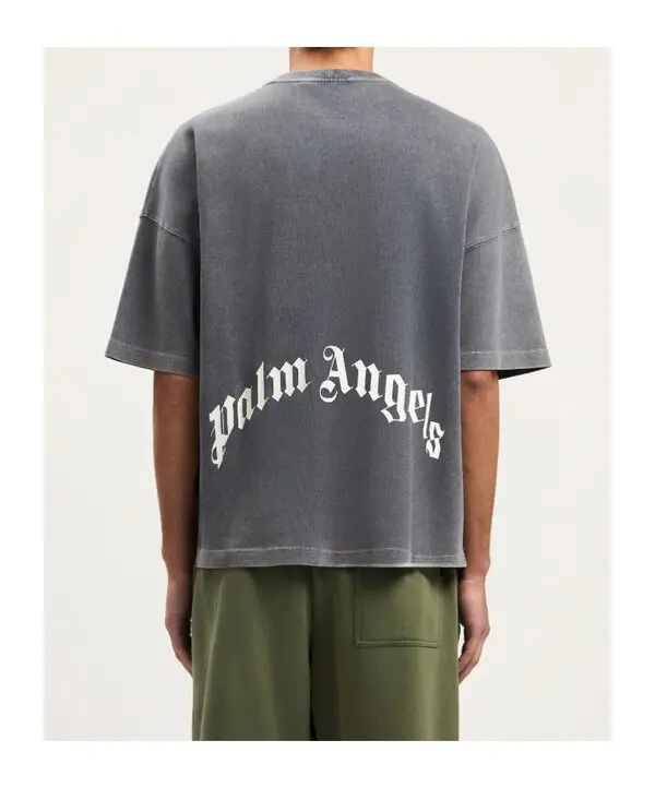 Palm Angels Skull-print Washed T-shirt