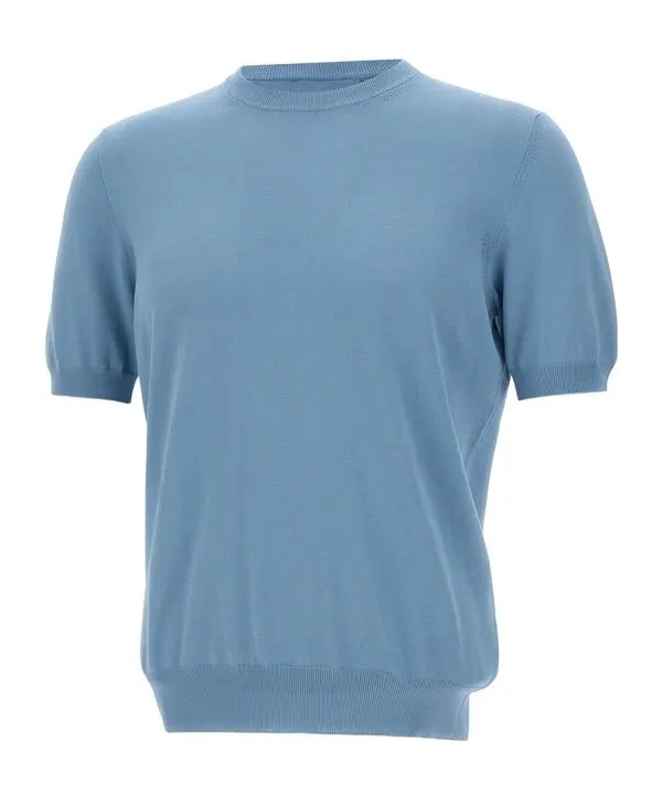 GRAN SASSO Short Sleeve Knitted Sweater