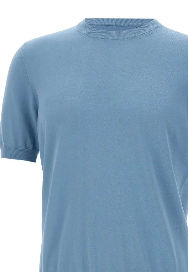 GRAN SASSO Short Sleeve Knitted Sweater