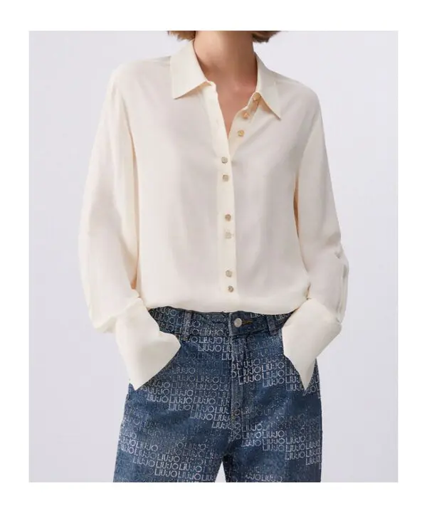 Liu Jo Logo Button Shirt