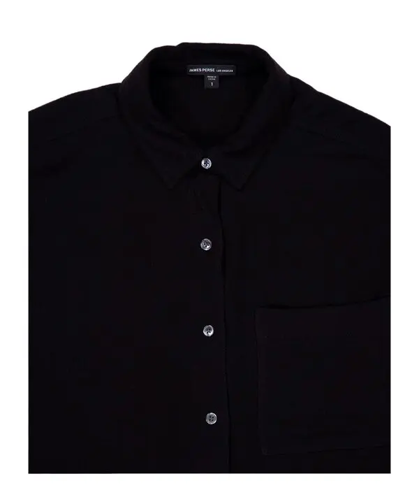 JAMES PERSE Oversized Fit Shirt With Chest Pocket And Button Fastening