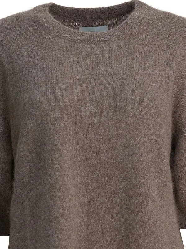 Loulou De Saison Raven Wool Blend Crewneck Sweater - Gray