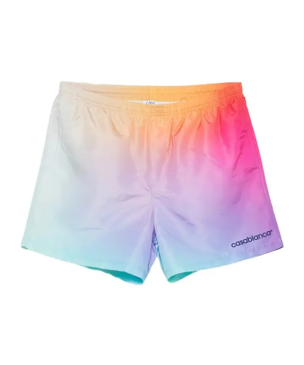 Casablanca Gradient Print Swim Shorts - Multicolor