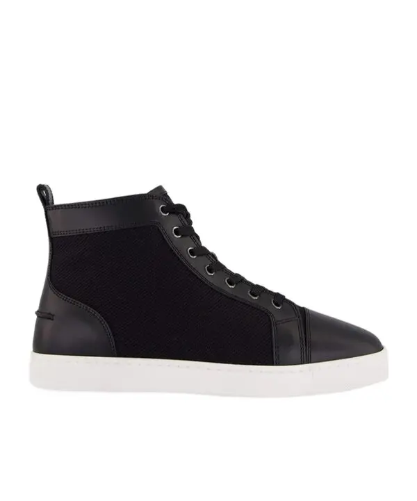 CHRISTIAN LOUBOUTIN High-top Lace-up Sneakers - Black
