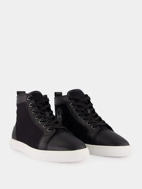 CHRISTIAN LOUBOUTIN High-top Lace-up Sneakers - Black