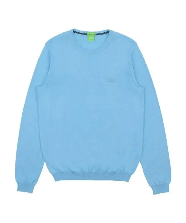 Hugo Boss Round Neck Sweater With Logo Embroidery