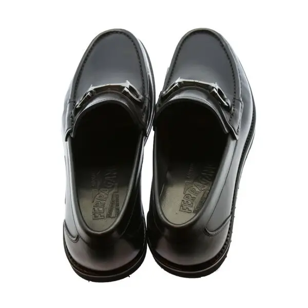 FERRAGAMO Pueblo Series Loafers With Horsebit Detail - Black