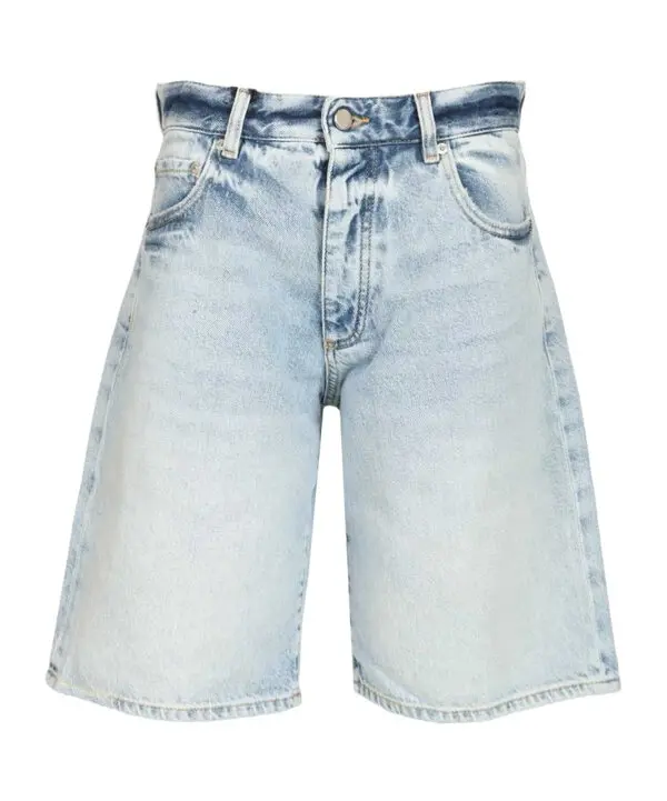 ICON DENIM LOS ANGELES Bobby Wide-leg Shorts - Light Blue