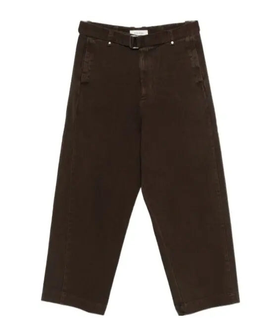 ENTIRE STUDIOS Belted Wide-leg Pants - Black