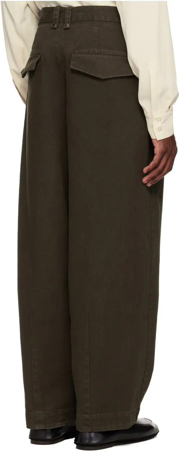 ENTIRE STUDIOS Belted Wide-leg Pants - Black