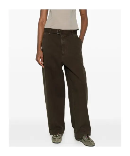ENTIRE STUDIOS Belted Wide-leg Pants - Black