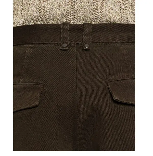 ENTIRE STUDIOS Belted Wide-leg Pants - Black