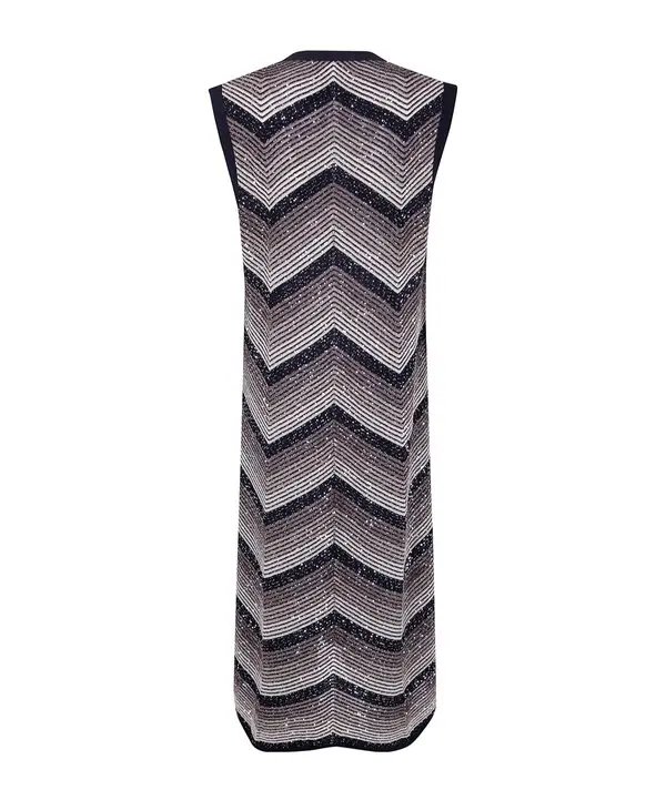 D.exterior Long Knit Cardigan