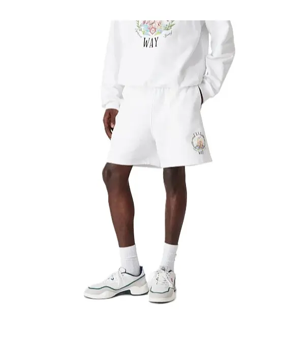 Casablanca Casa Way Drawstring Bermuda Shorts - White
